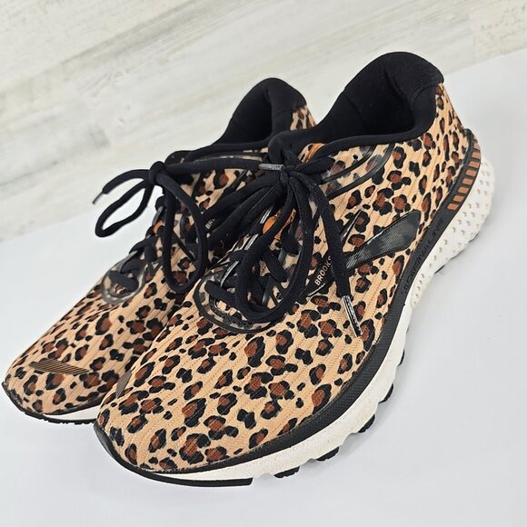 Brooks | Shoes | Brooks Adrenaline Gts 2 Leopard Print Womens Us Size 9 ...